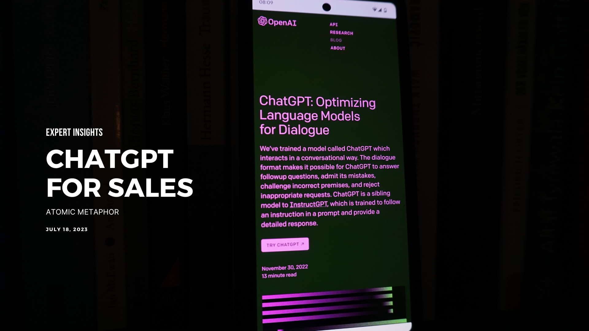 Using Custom ChatGPT AI Technology to Power Your Sales